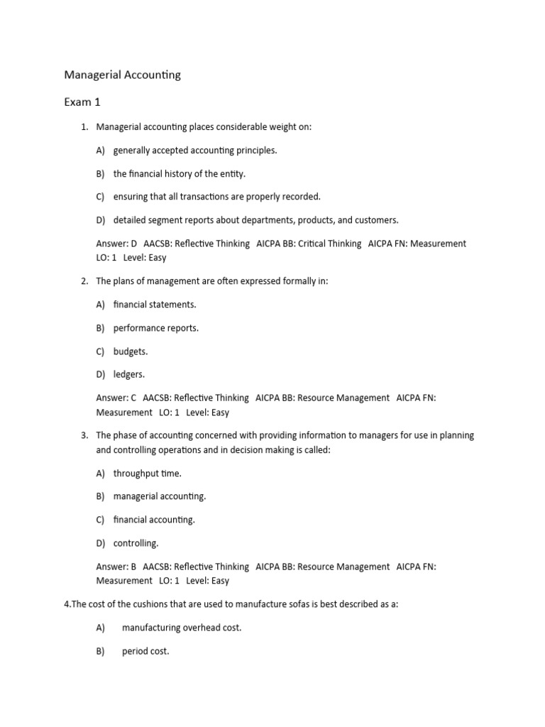 Acct 2302 Exam 1 v2 Key | PDF | Finance & Money Management | Computers