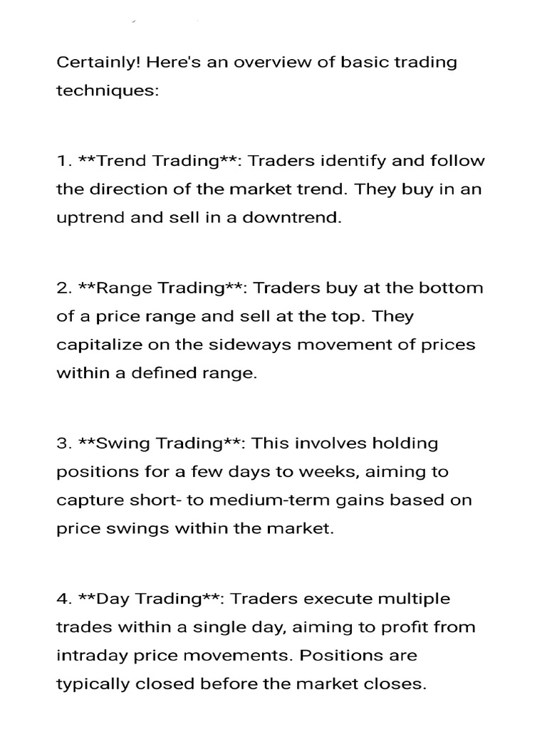 Zecode Trading | PDF