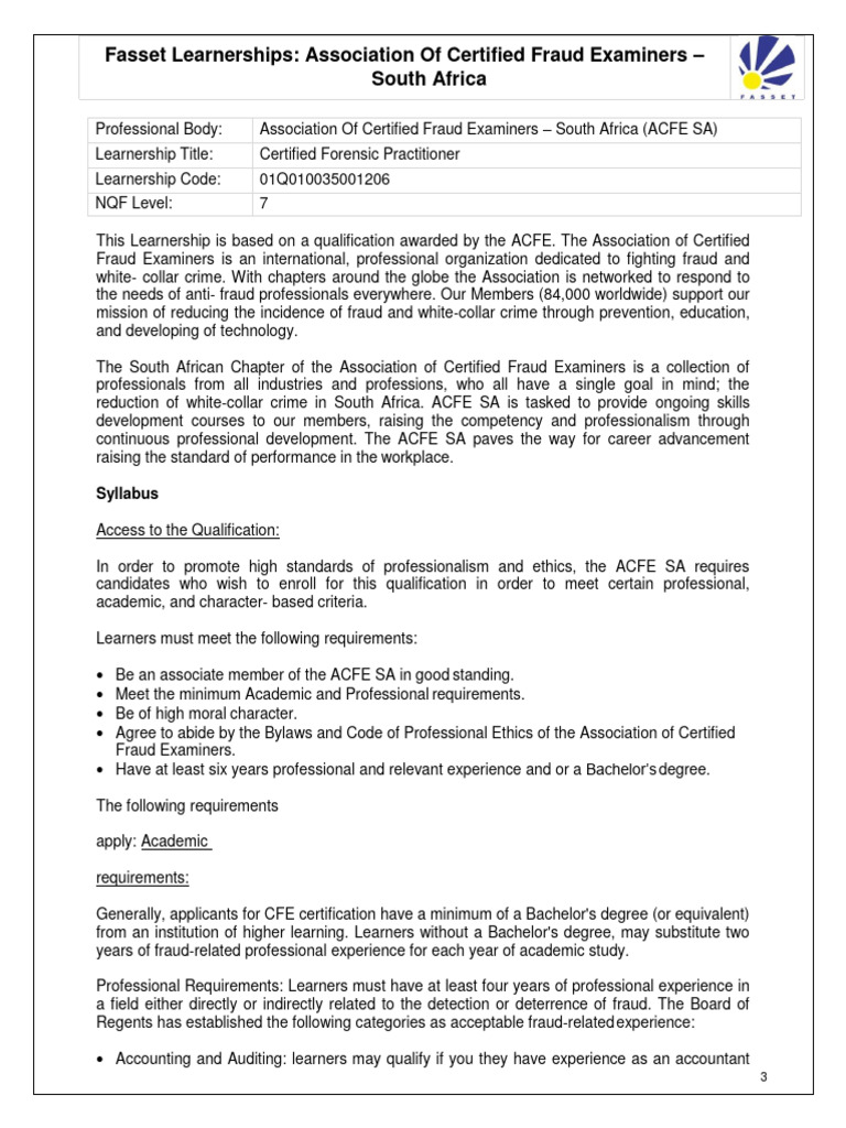 Advanced Certificate Forensic Practitioner 14-02-2017w | PDF | Fraud | Accounting