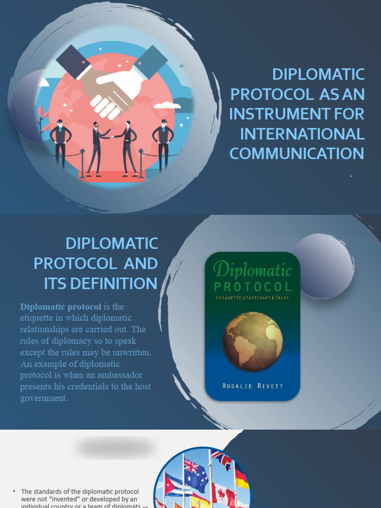 Diplomatic Protocol | PDF | Etiquette | Diplomacy