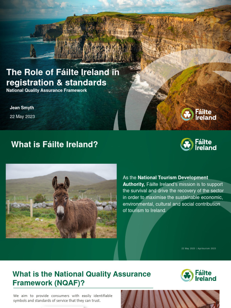 The Role of Failte Ireland in Registration and Standards | PDF ...