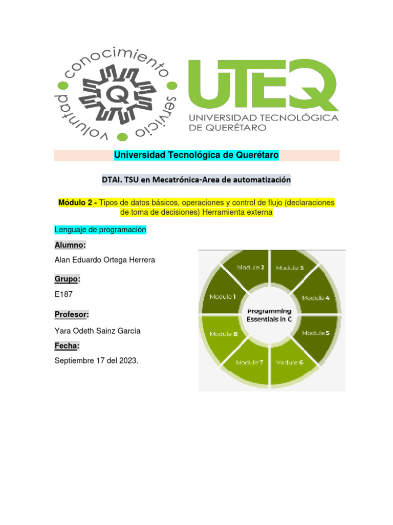 Modulo 2 | PDF | Teaching Methods & Materials