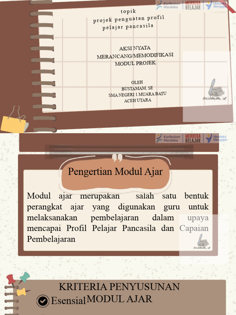 Memodifikasimerancang Modul Projek p5 | PDF