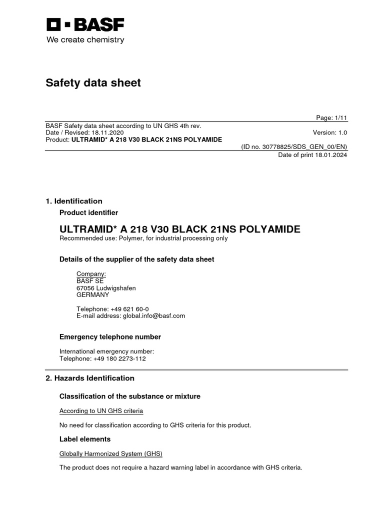 ULT.A+218+V30+BK+21NS+B-1 000000000030778825 SDS GEN 00 en 1-0 | PDF