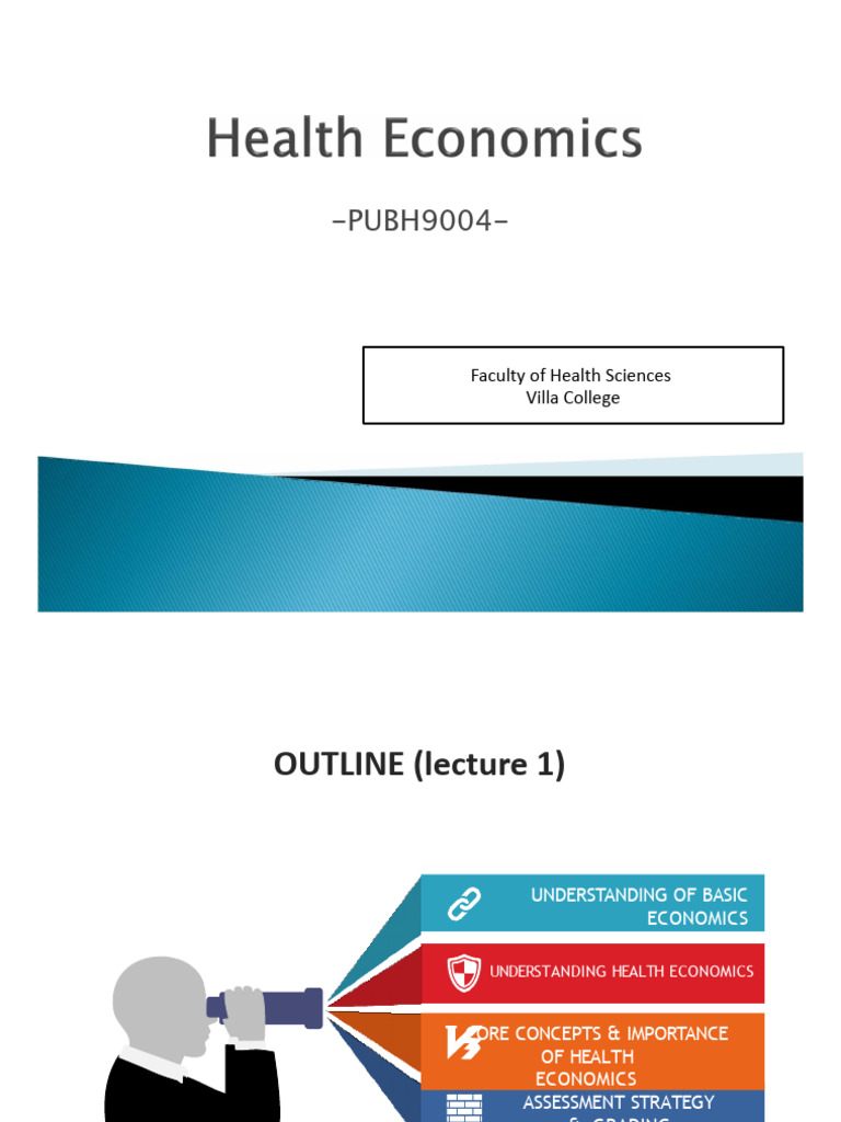 Introduction To Health Economics | PDF | Economics | Microeconomics