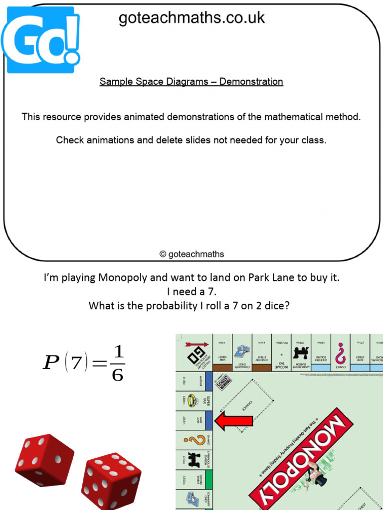 Sample Space Diagrams Demonstration | PDF | Probability Theory ...