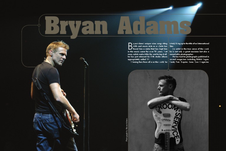 Bryan Adams: Music and Photography | PDF