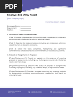 EOD Report | PDF