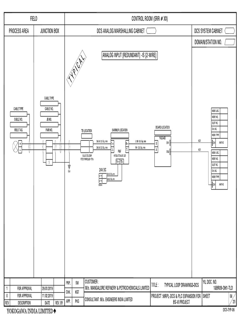 Typical Loops Drawings Dcs Rev 1 | PDF