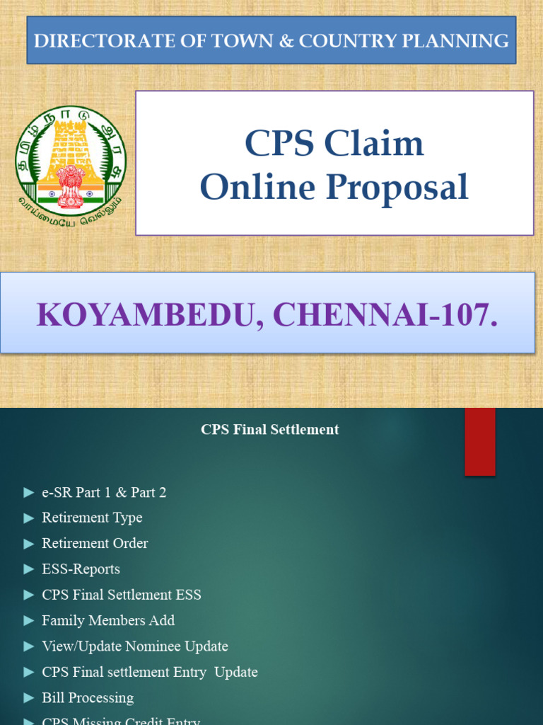 CPS Claim Online Process | PDF | Pension | Information Technology