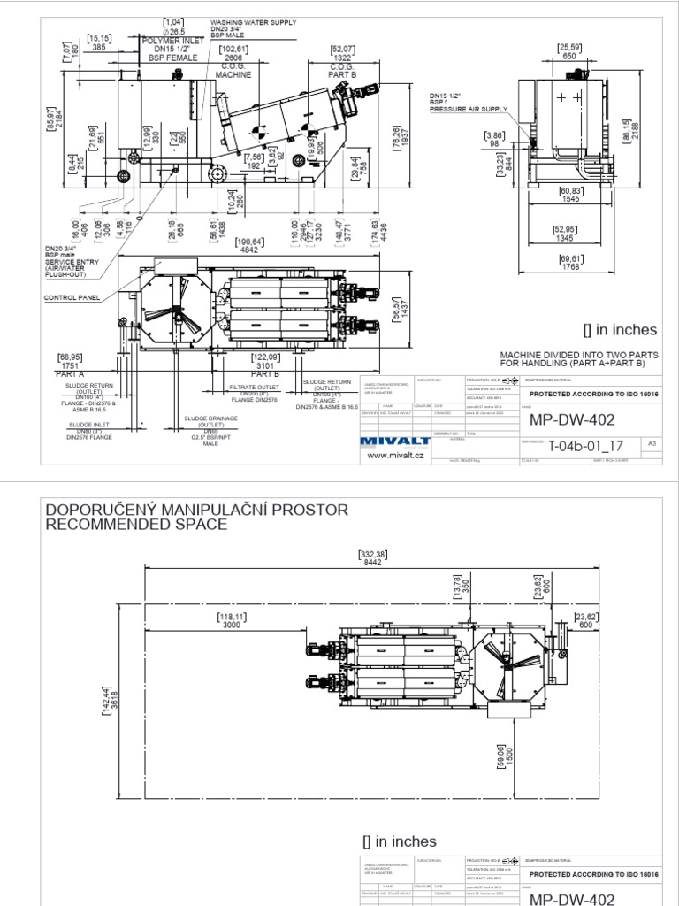 MP-DW-402 Customer | PDF | Mechanical Engineering | Industrial Processes