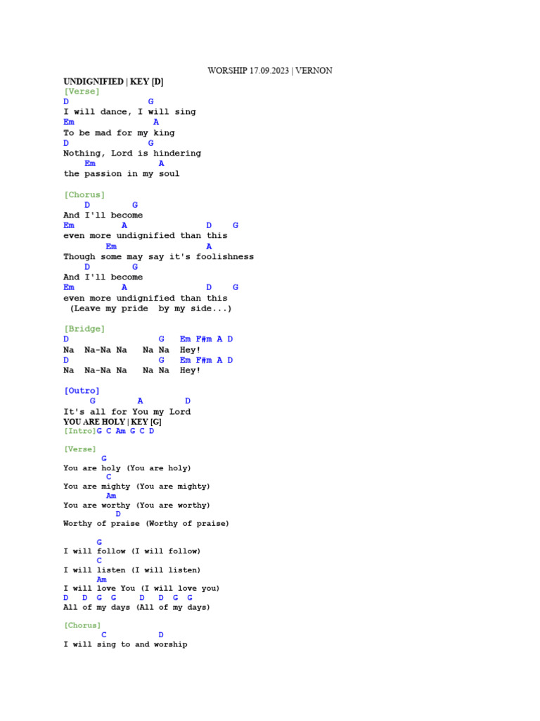 WORSHIP | PDF | Song Structure | Jesus