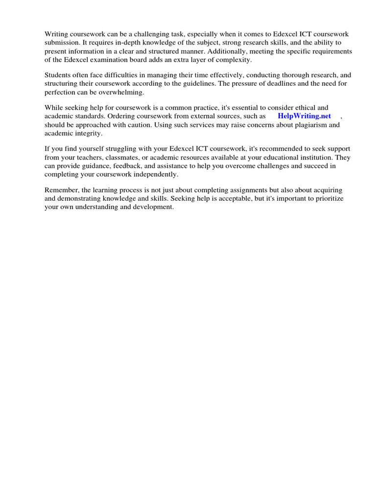 Edexcel Ict Coursework Submission | PDF | Educational Technology | Wi Fi