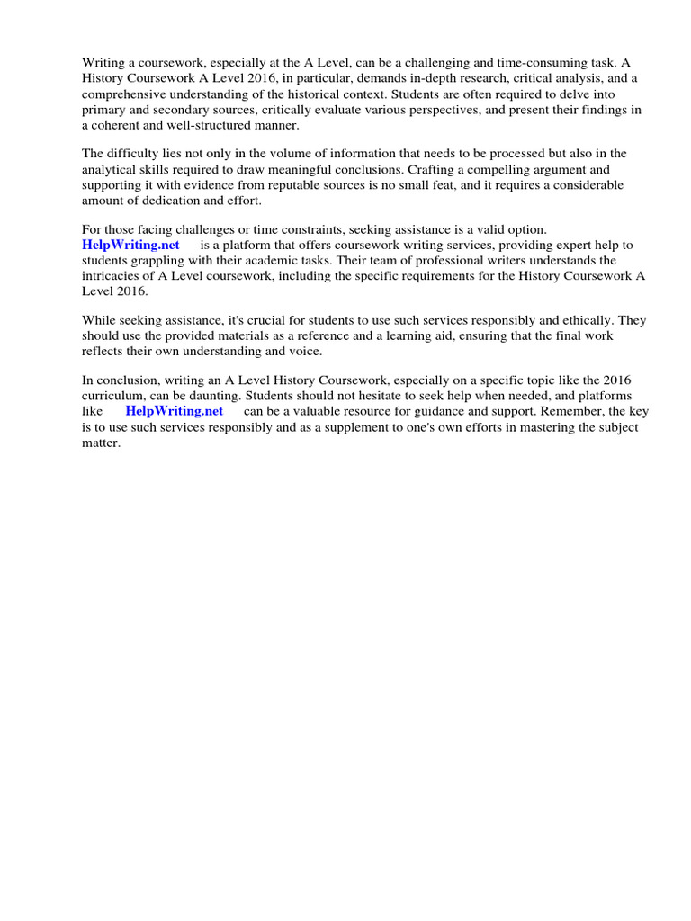 History Coursework A Level 2016 | PDF | Jews | Prohibition