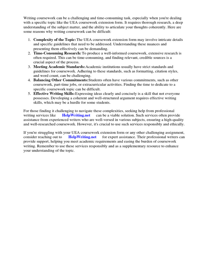 Uea Coursework Extension Form | PDF | International Law | Taxes