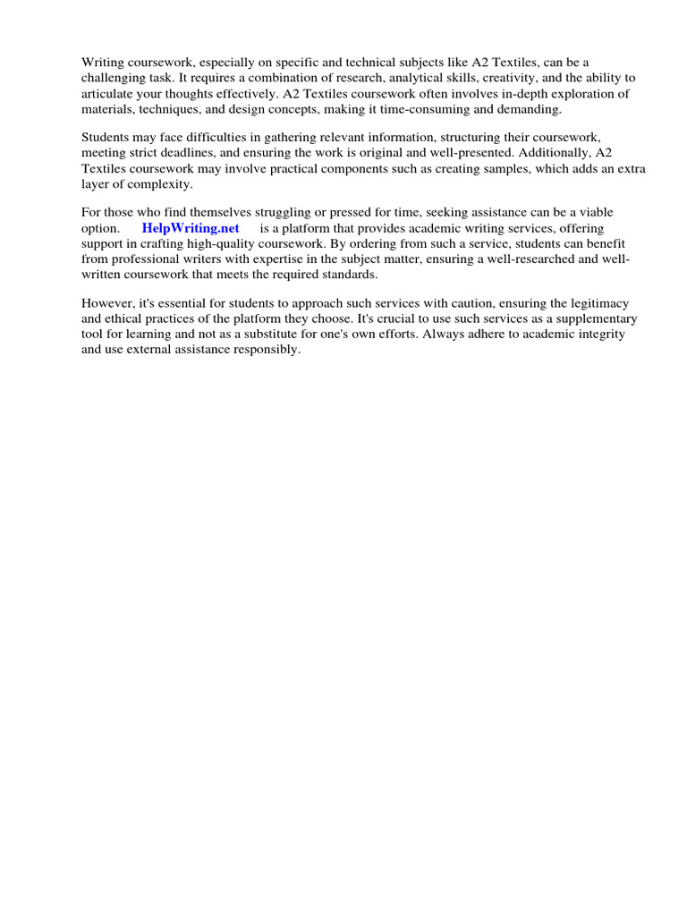 A2 Textiles Coursework Samples | PDF | Sewing