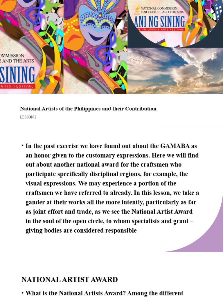 Cpar National-Artists-Of-The-Philippines | PDF | Philippines | Works