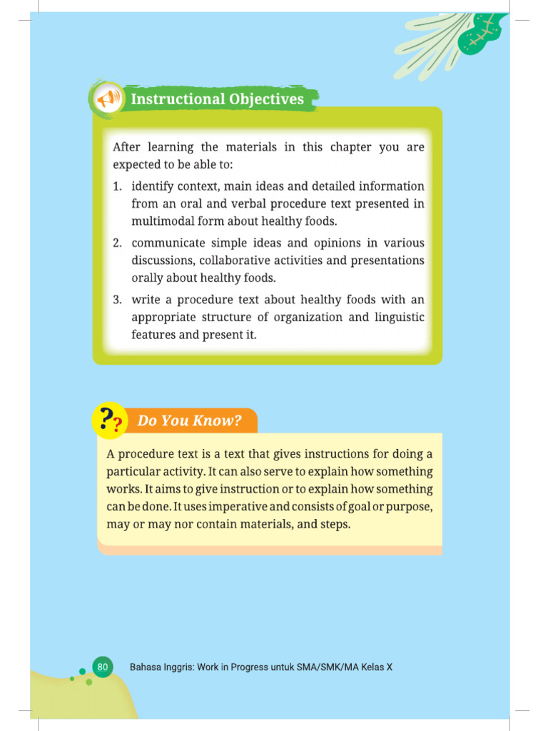 Procedure Text Kelas X | PDF