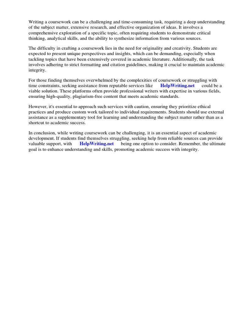 Coursework Is More Important Than Examination Debate | PDF | Essays ...