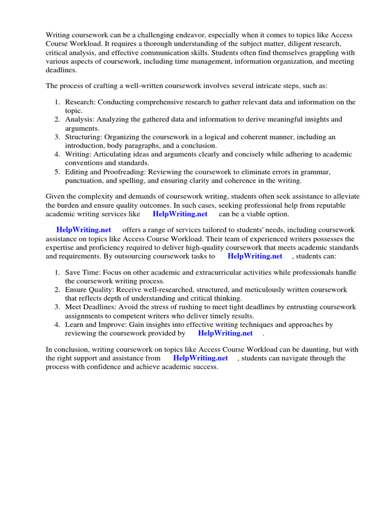 Access Course Workload | PDF | Databases | Http Cookie