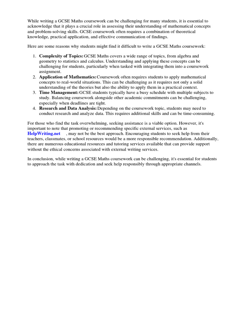 Gcse Maths Coursework Example Pdf Mathematics Sampling Statistics