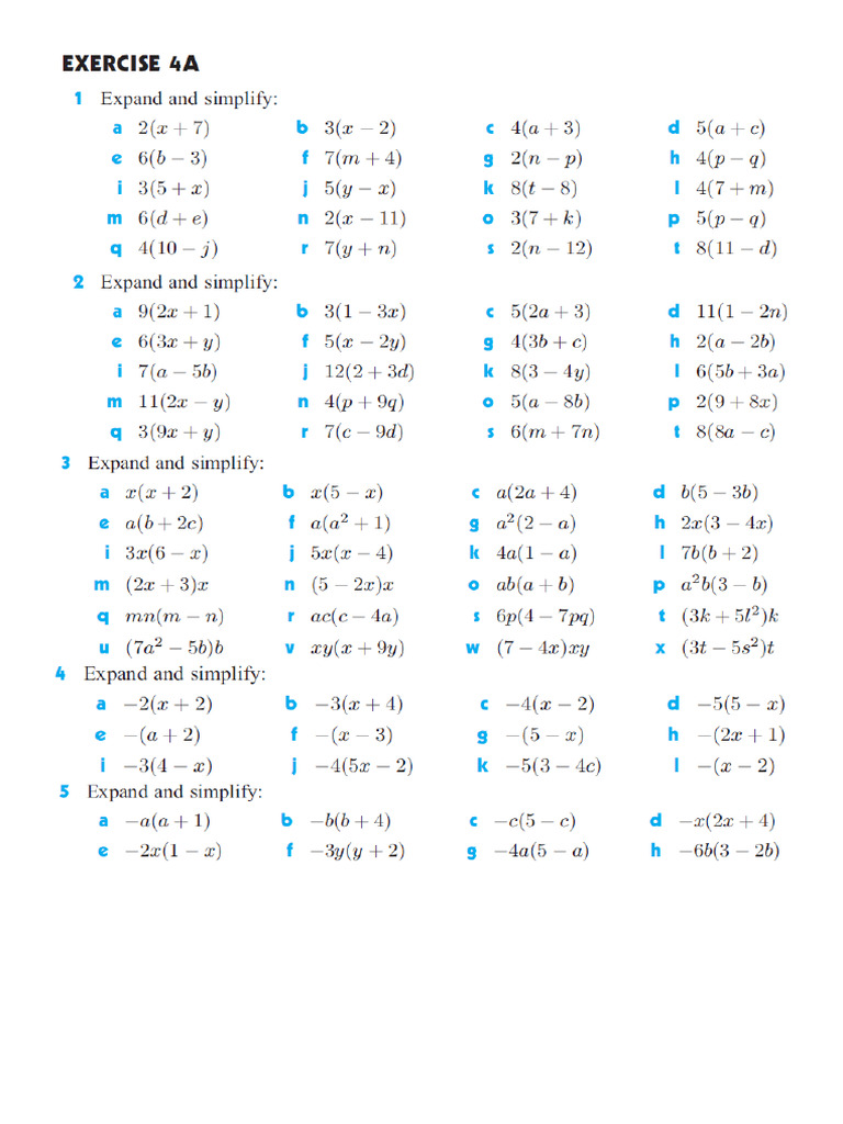Algebraic Expressions | PDF