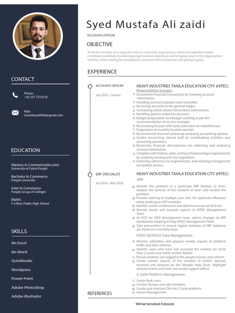 Mustafa CV | Download Free PDF | Business | Information Technology Management