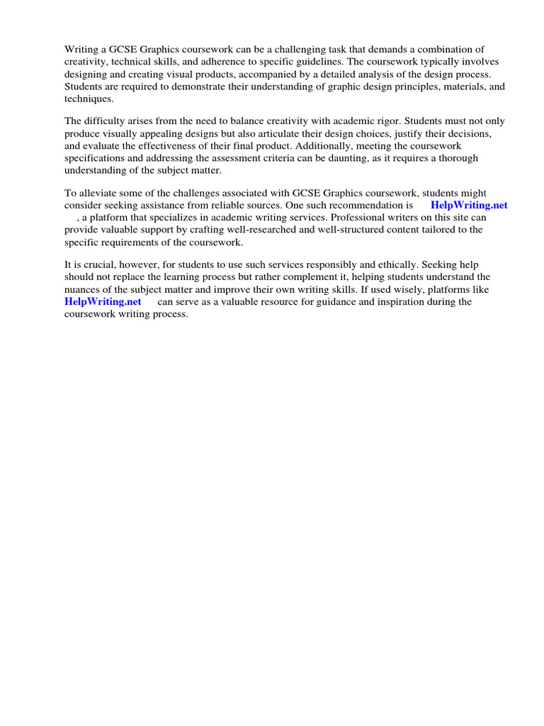 Gcse Graphics Coursework Specification | PDF | Design | Creativity