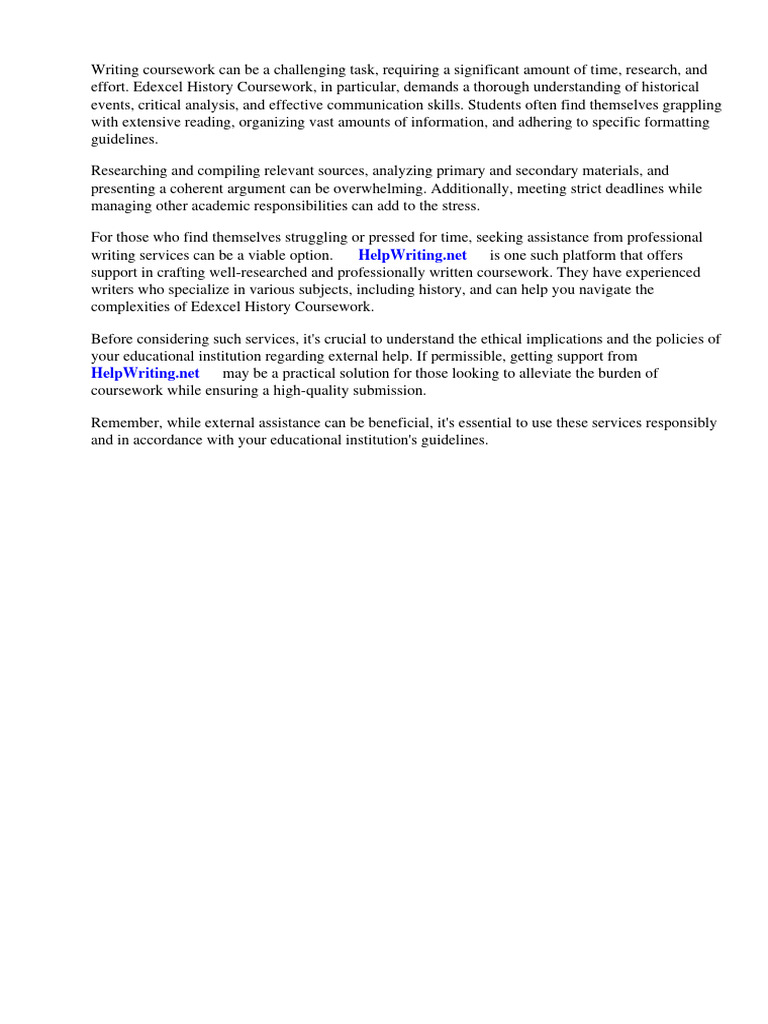 Edexcel History Coursework Cover Sheet | Download Free PDF | Linked In ... Edexcel History Coursework Cover Sheet | Download Free PDF | Linked In ...