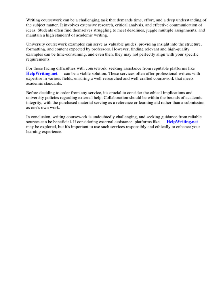 University Coursework Examples | PDF | Thesis | International Law