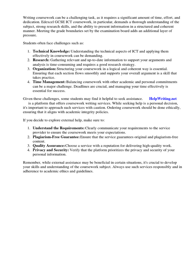 Edexcel Gcse Ict Coursework Grade Boundaries 2014 | PDF | Qualifications | Student Assessment ...