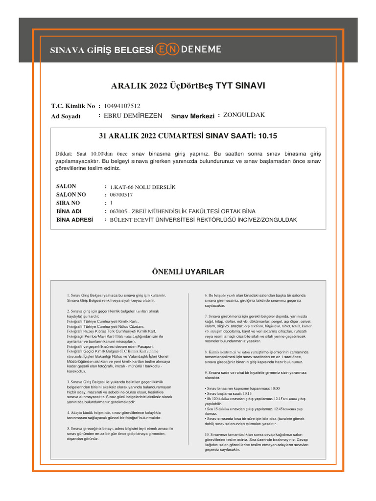 Ebru Demirezen | PDF