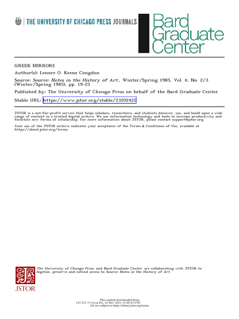 Greek Mirrors | PDF | Ancient Greece | Aphrodite