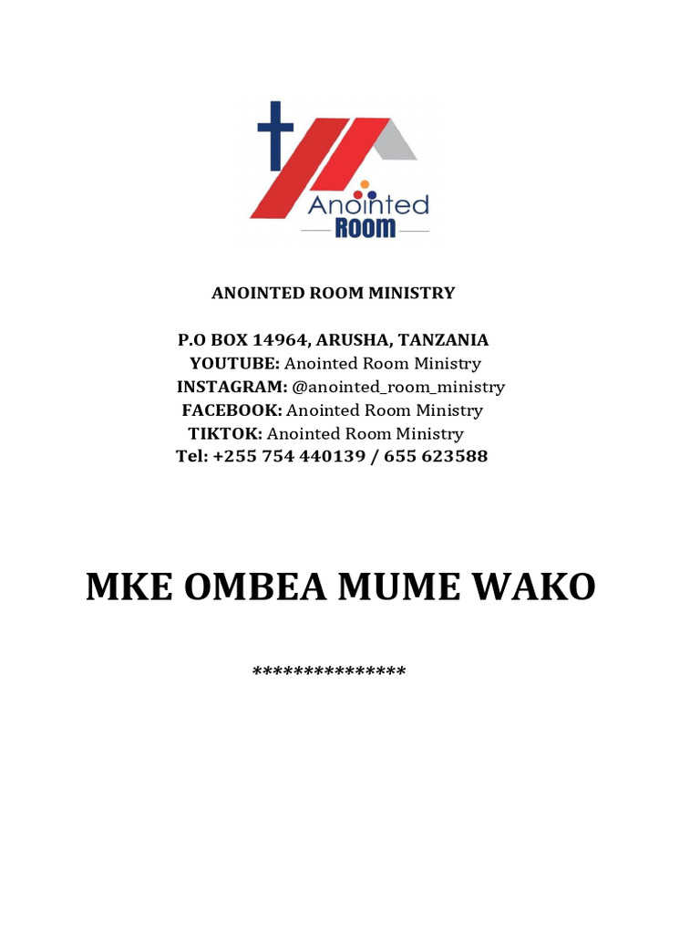 Mke Ombea Mume Wako | PDF
