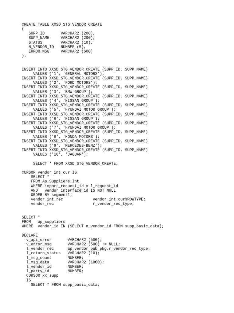 Only Vendor Create | PDF | Computer Programming | Computing