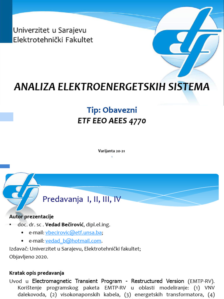 AEES - EMTP - 2020 - 2021 - v2 | PDF