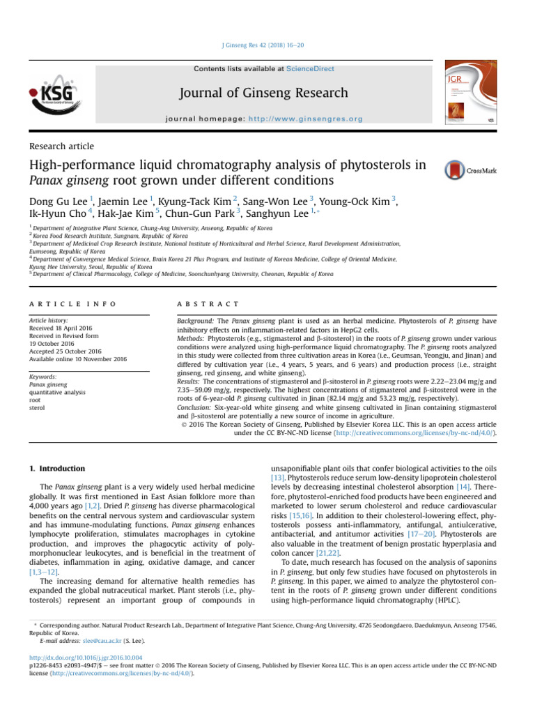Phytosterol by HPLC | PDF | High Performance Liquid Chromatography ...