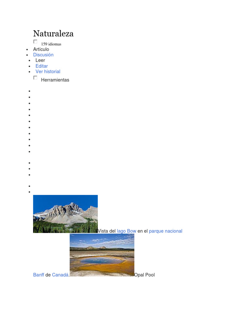 Naturaleza | PDF | Naturaleza | Tierra