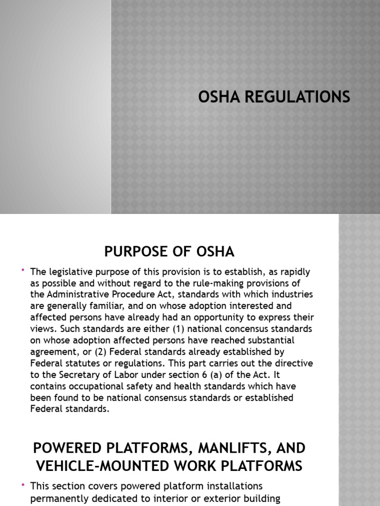 2 Osha Regulation | PDF | Hazards | Firefighting
