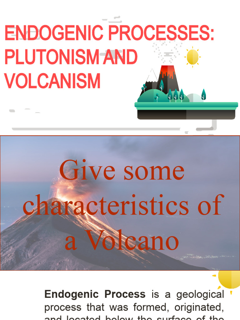 Lesson 3 Endogenic Processes | PDF | Magma | Volcano