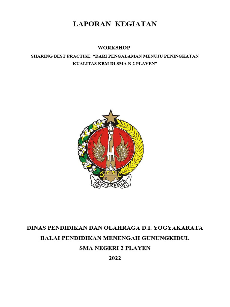 Contoh Laporan Kegiatan | PDF