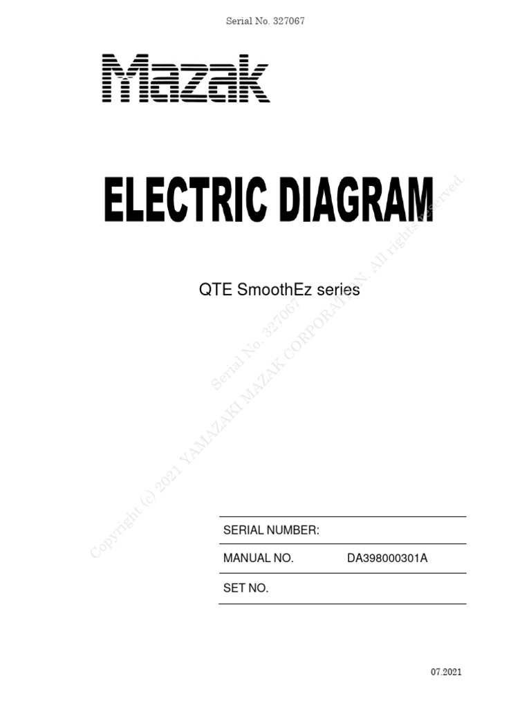 QTE SmoothEz Series Electrical Diagram | PDF | Manufactured Goods ...
