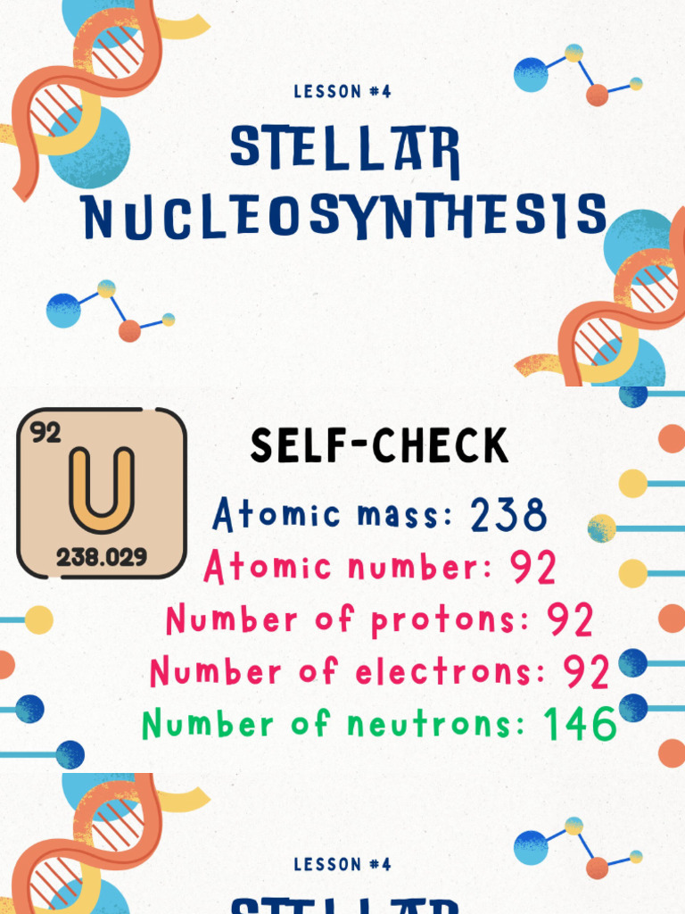 Lesson 4 - Stellar Nucleosynthesis | PDF