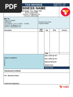 Cloth Bill Format 4 | PDF