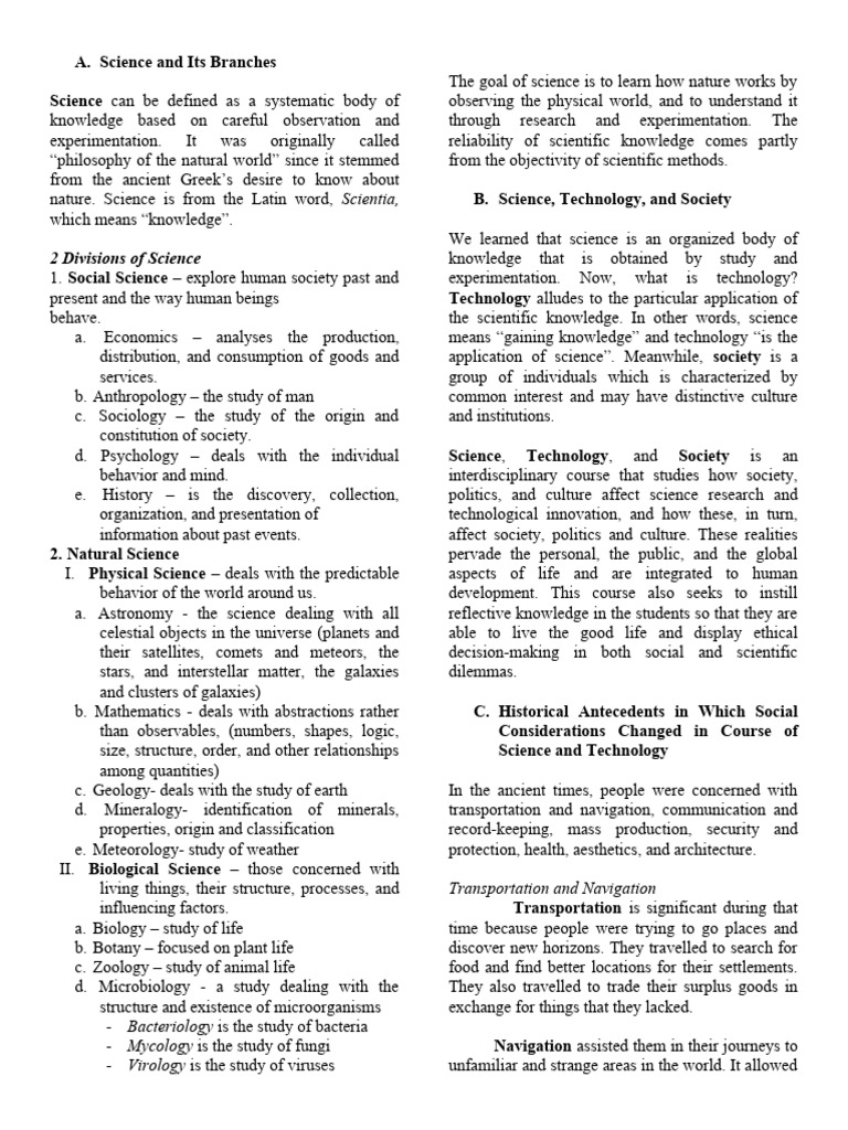 Chap 1 and 3 Sts | PDF | Science | Ancient Egypt