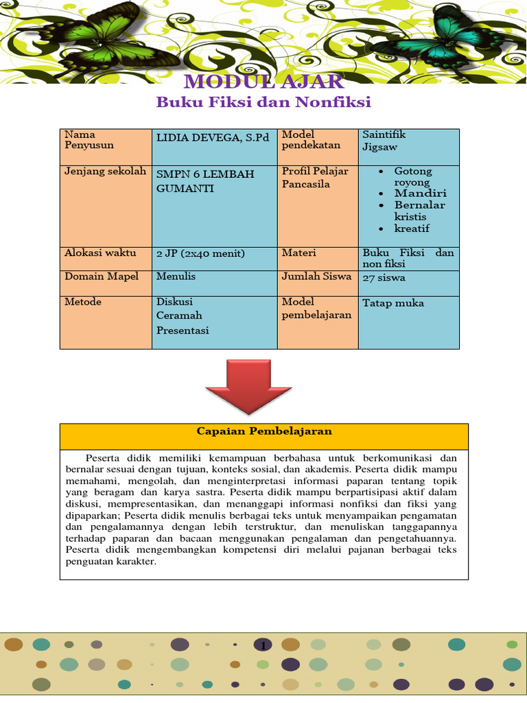 Modul Ajar Dimensi Aktivitas Interaktif | PDF