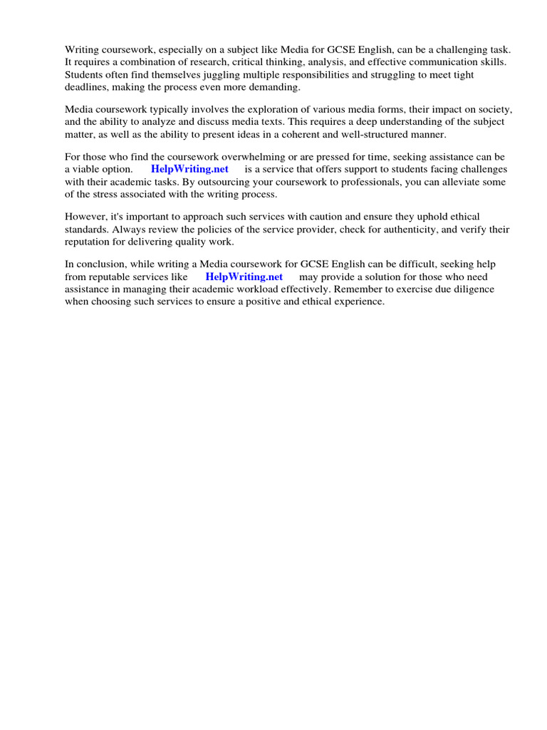 Media Coursework Gcse English | PDF | Advertising | Fairy Tales