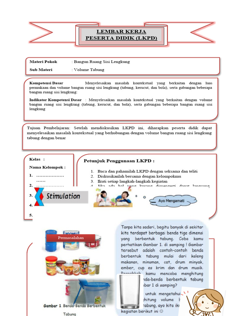 LKPD BRSL V Tabung Observasi 2024 | PDF | Karier & Perkembangan | Griya & Taman