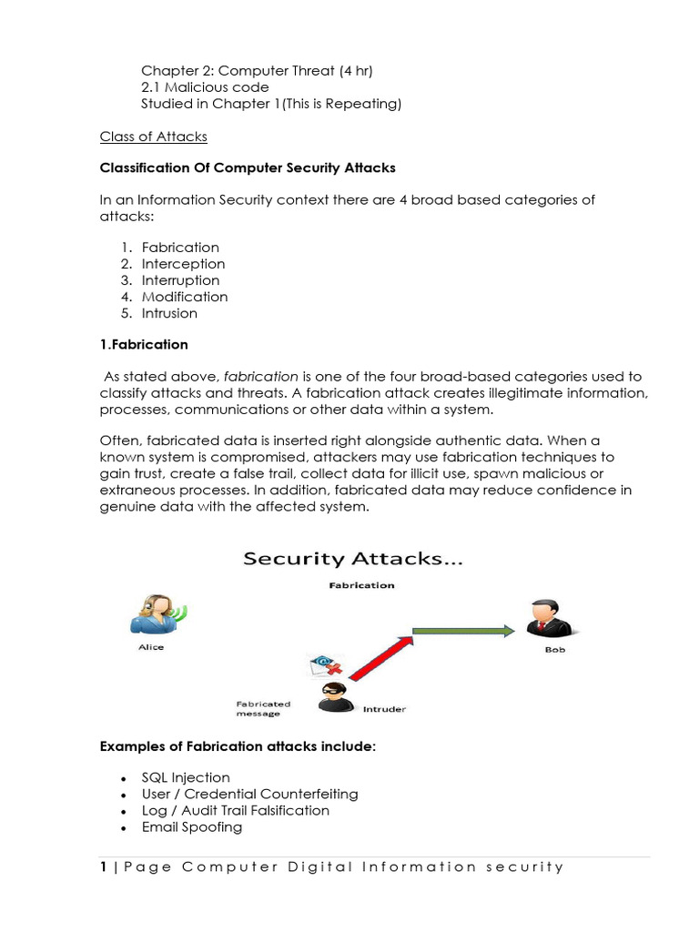 Computer Security Ch2 | PDF | Security | Computer Security