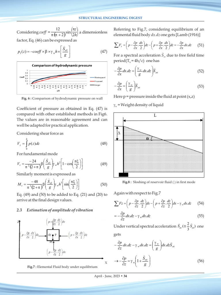 Sloshing of Fluid - Ersf 234 | PDF | Continuum Mechanics | Dynamics ...
